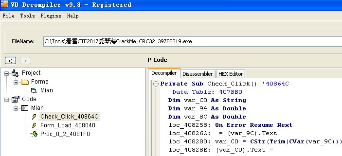 [分享] 分析看雪2017CTF年中赛第3题—爱琴海CrackMe-CTF对抗-看雪论坛-安全社区|非营利性质技术交流社区