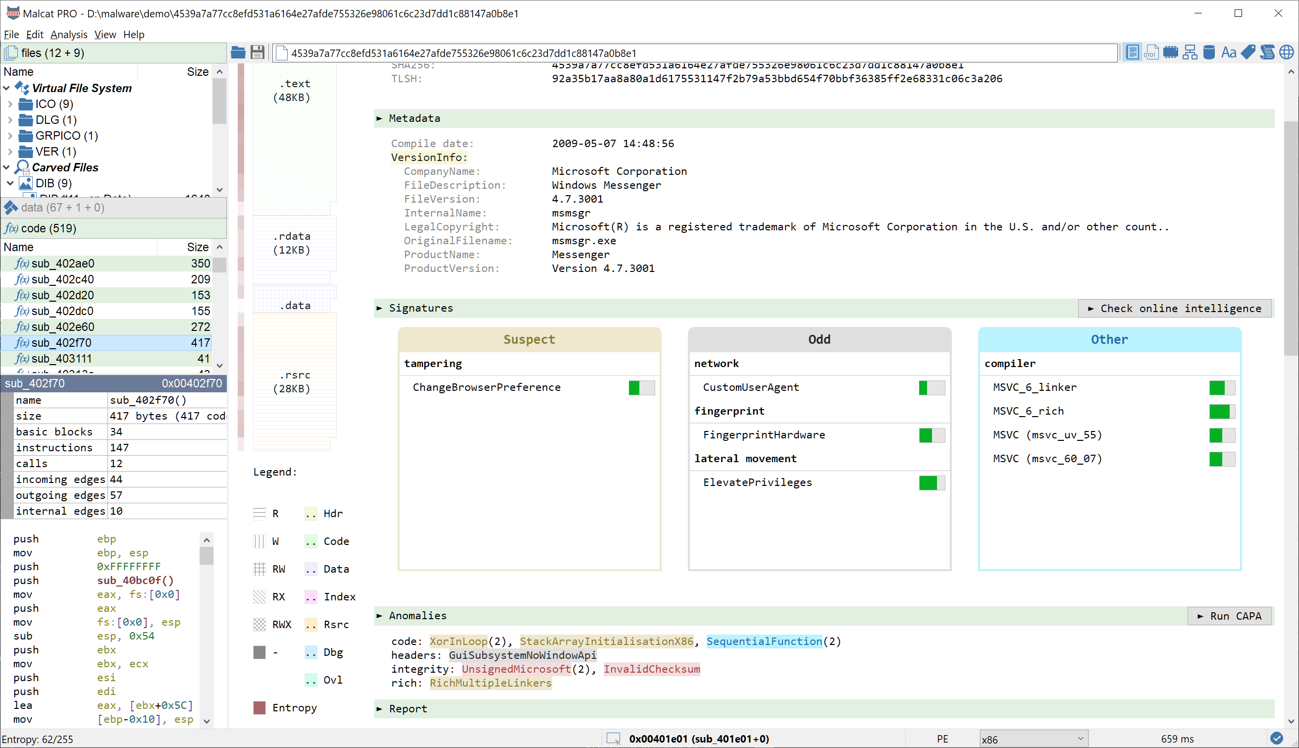 MALCAT Binary Analysis Software kanxue