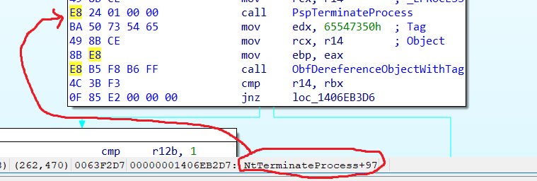[讨论]滴水线上班系列调用PspTerminateProcess习题-茶余饭后-看雪论坛-安全社区|非营利性质技术交流社区