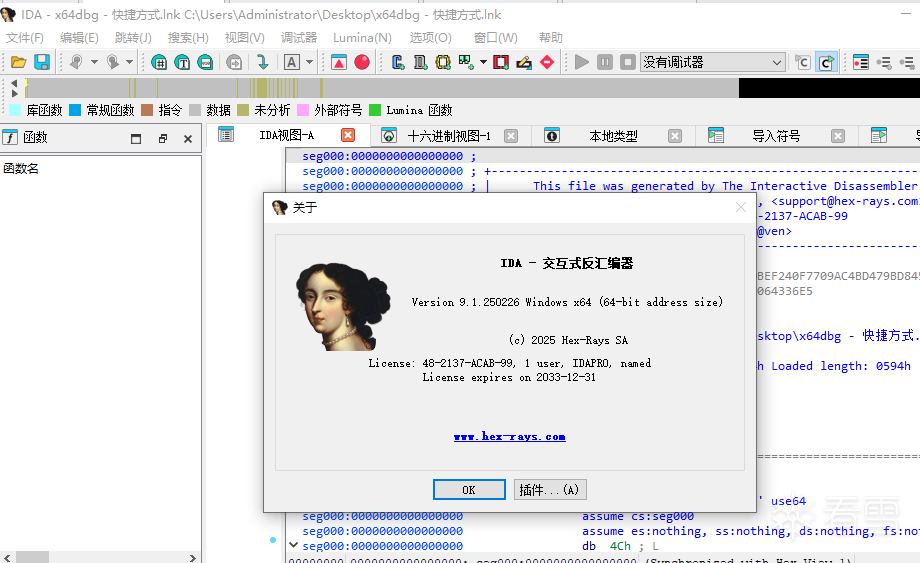 [翻译]IDA 9.1 & IDA 8.5通用汉化补丁-原创软件-看雪论坛-安全社区|非营利性质技术交流社区